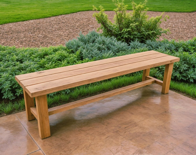 DIY Patio Bench Plans Outdoor Bench, Pool, and Garden DIY Project ...