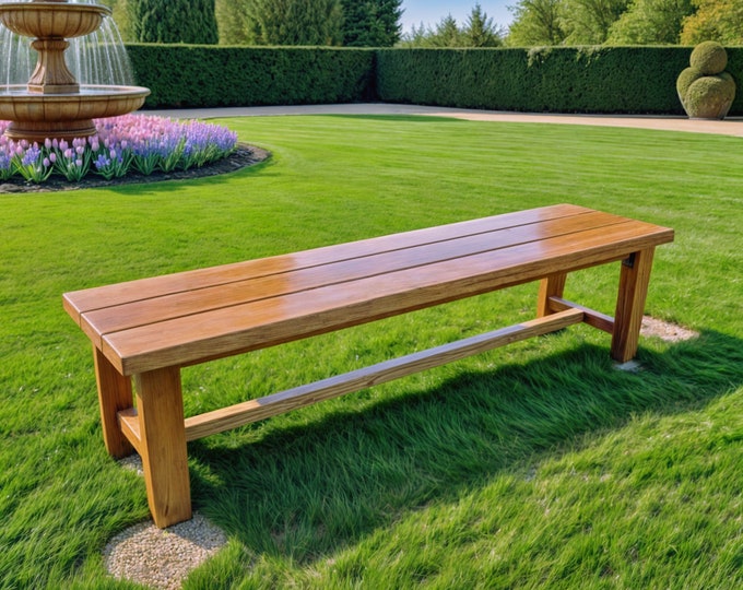 DIY Outdoor Patio Bench PLANS, Seating Bench Plans, Easy to Build, All ...