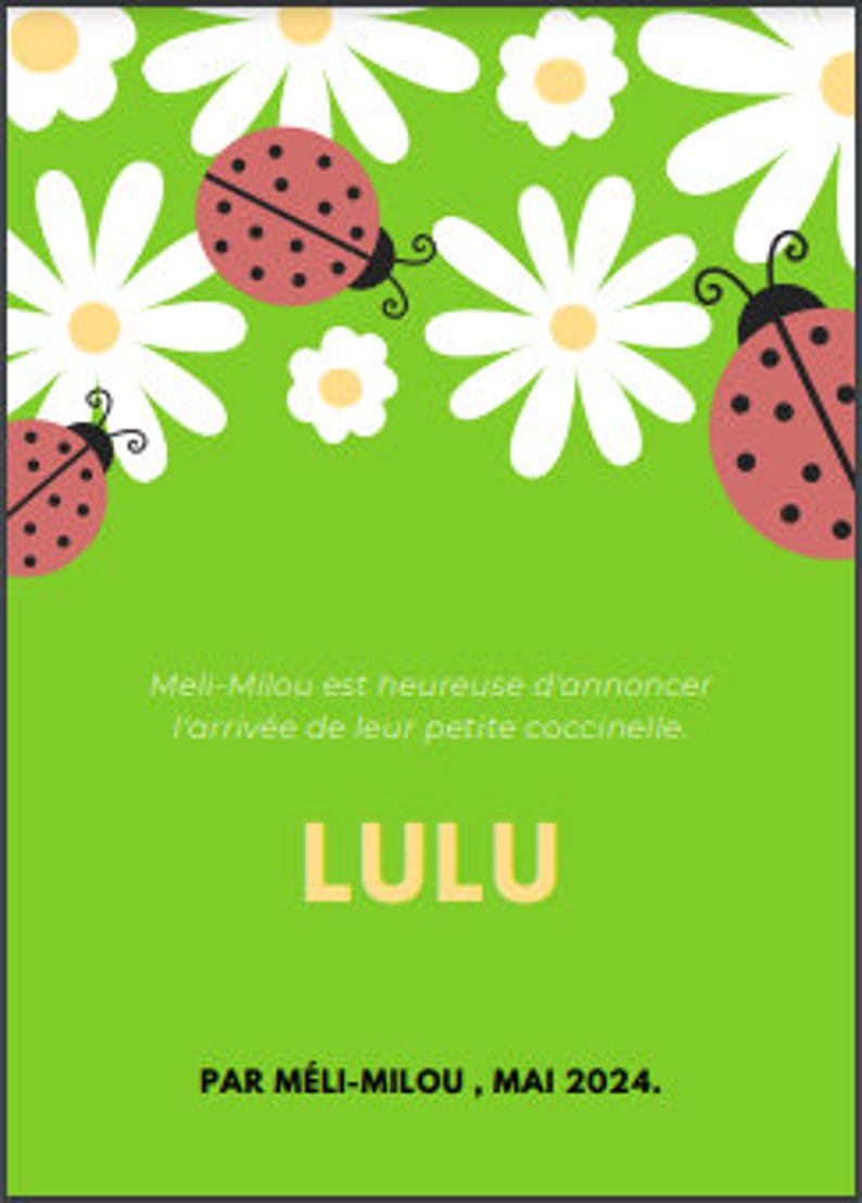 LULU THE LADYBUG - Etsy
