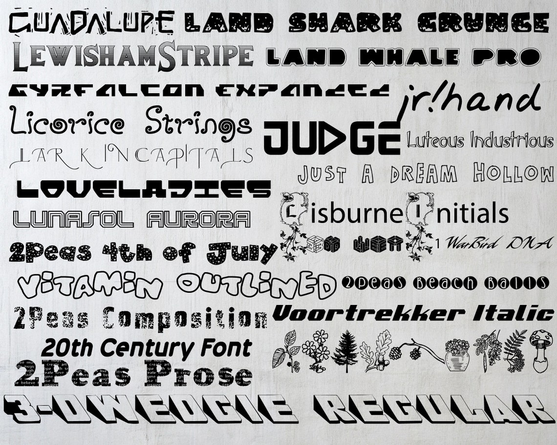 Mega Font Bundle, Supper Bundle Font, Handwritten Font, Modern Font ...