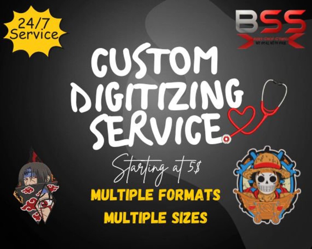 Custom Embroidery Digitizing, Logo Digitizing, Embroidery Digitizing Service, Image Digitizing ...