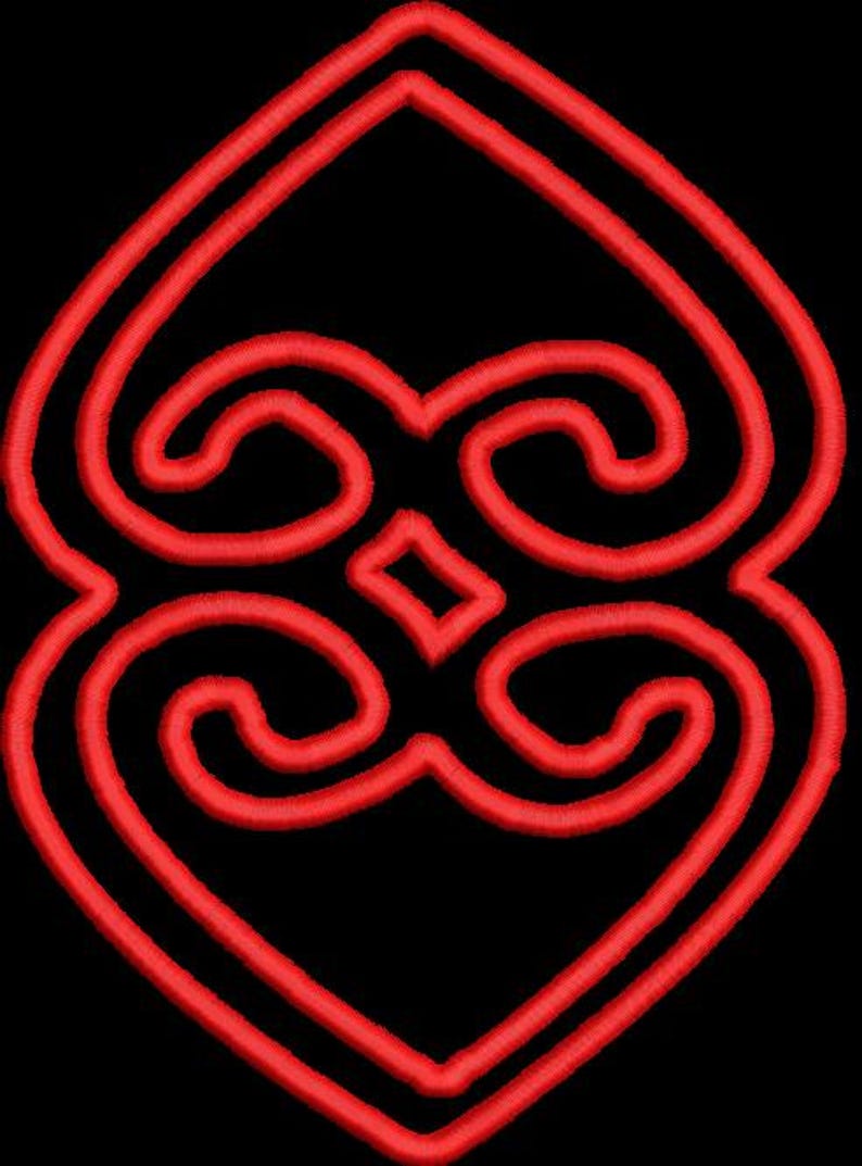 Adinkra Symbols Applique Embroidery Files Bundle, Adinkra Symbols Pes ...