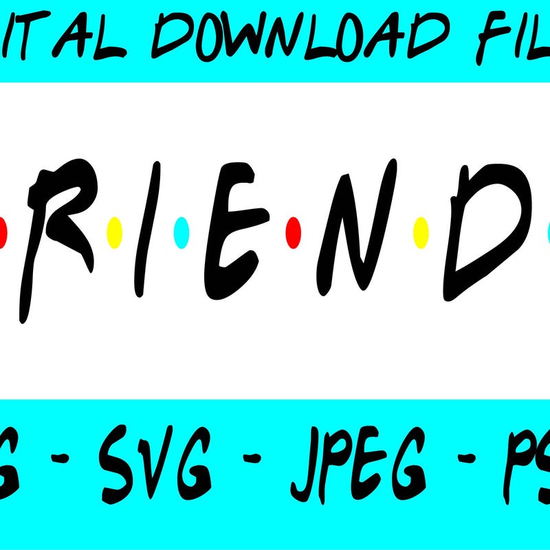 Friends Font - Etsy