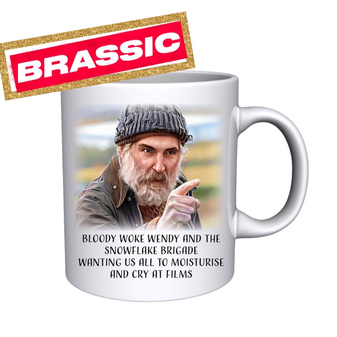 Hit TV Show Jim Woke Wendy Mug Brassic Disco Biscuit Profanity Gifts ...