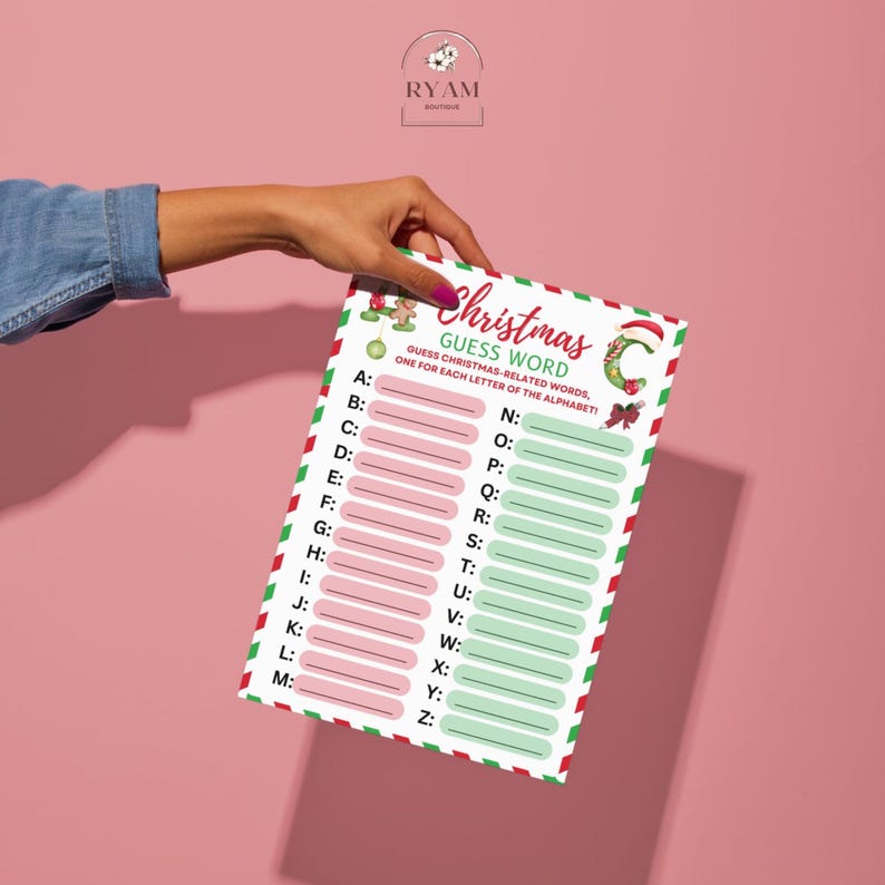 15 Christmas Games | Christmas Printable Games | Christmas Games Bundle ...