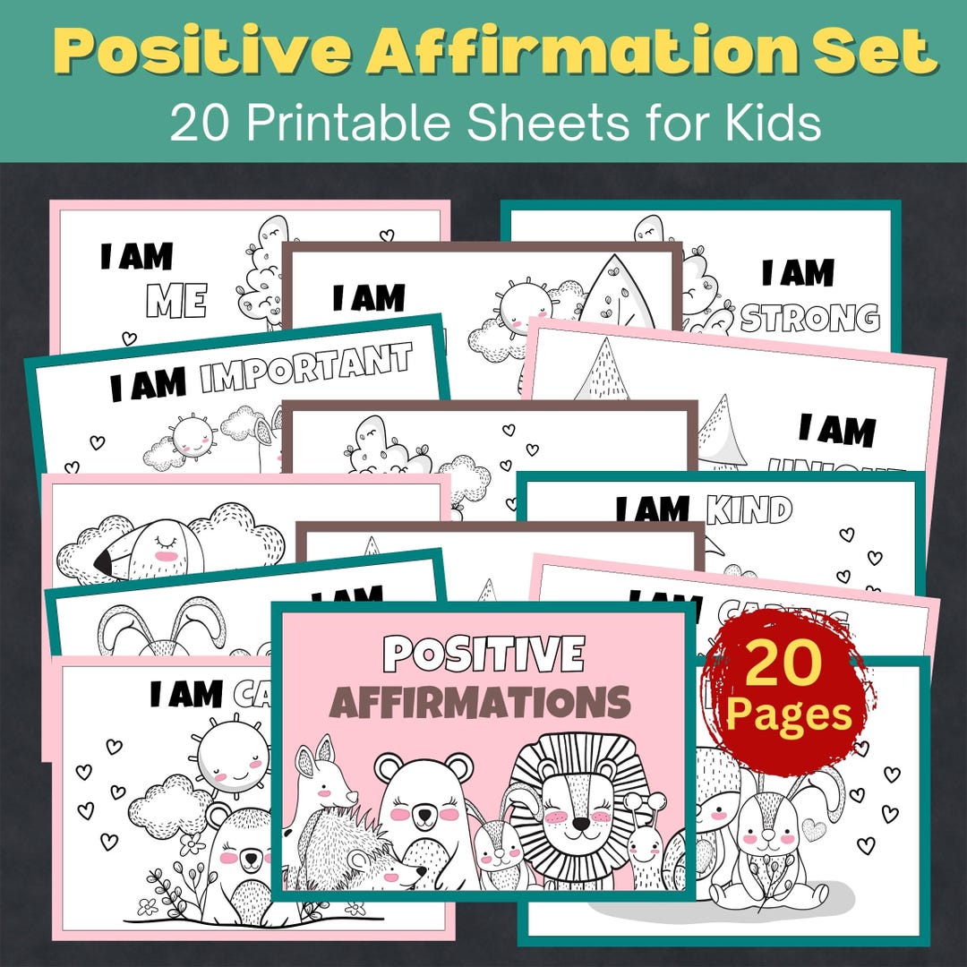 20 Positive Affirmations for Kids | Positive Affirmations for Kids ...