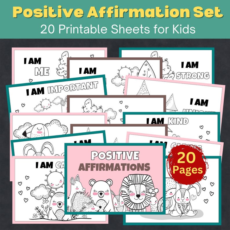 20 Positive Affirmations for Kids Positive Affirmations for Kids ...