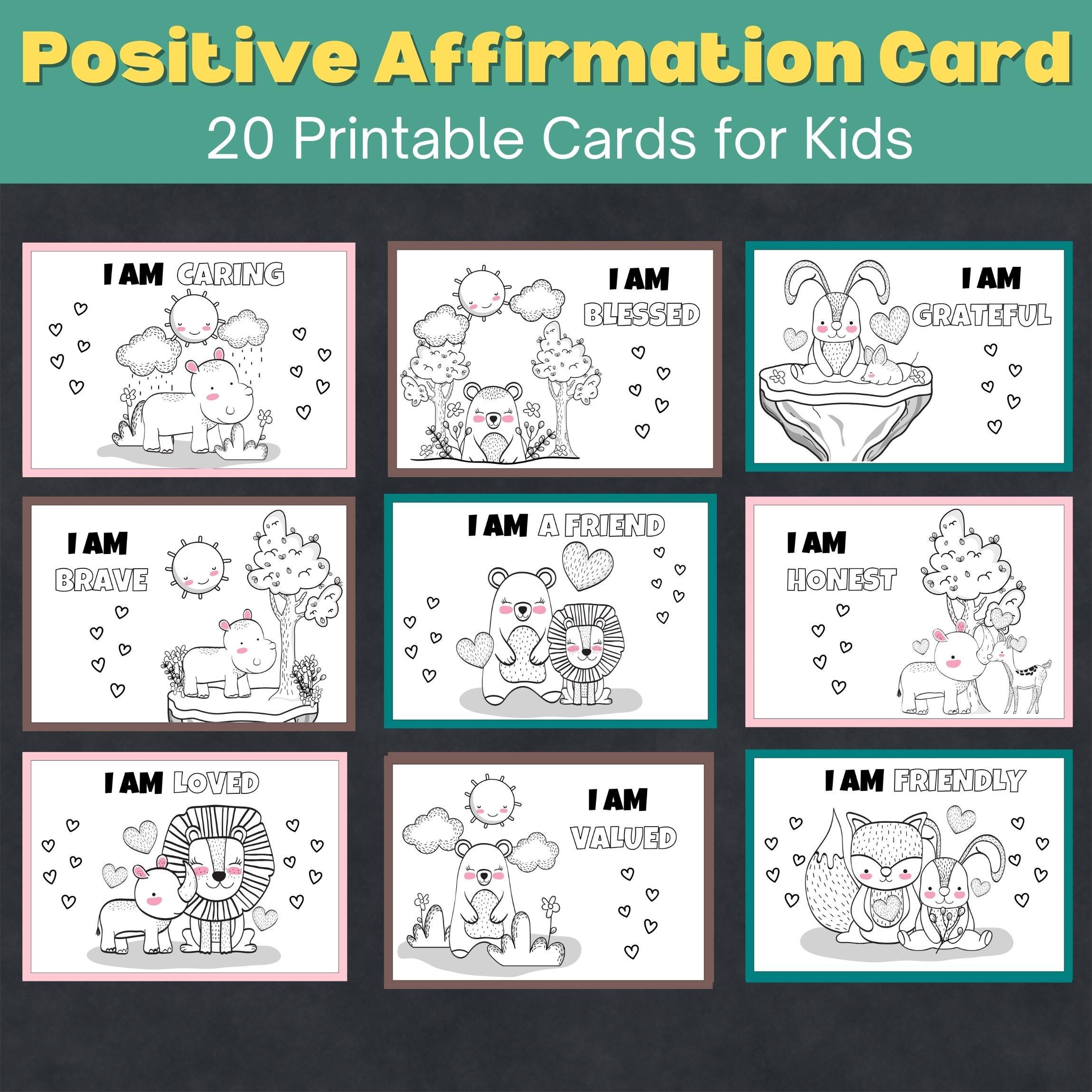 20 Positive Affirmations for Kids | Positive Affirmations for Kids ...