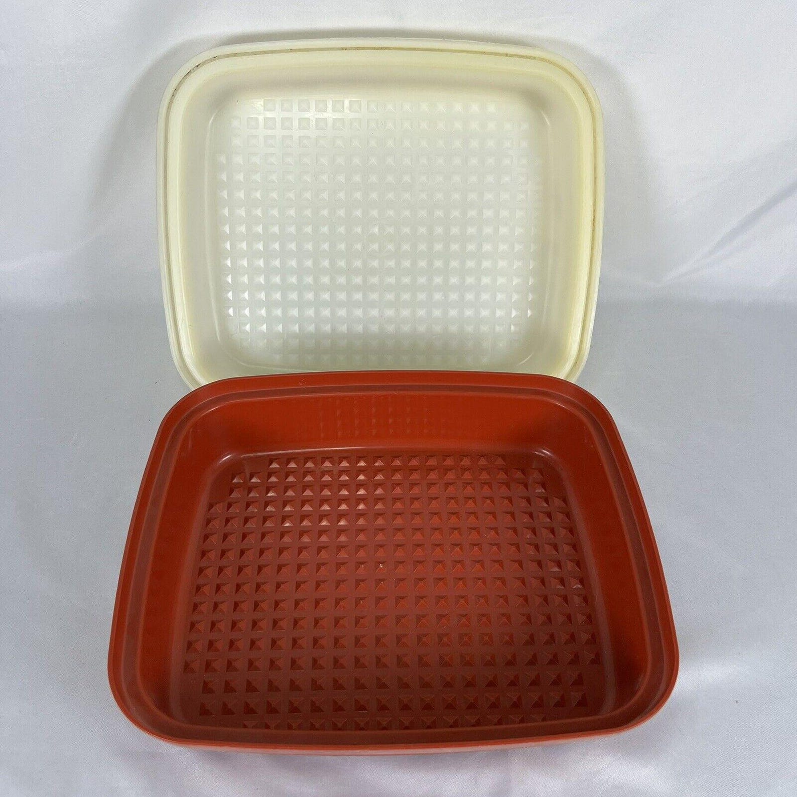 Vintage Tupperware Large Meat Marinade Tenderizer Keeper Container ...