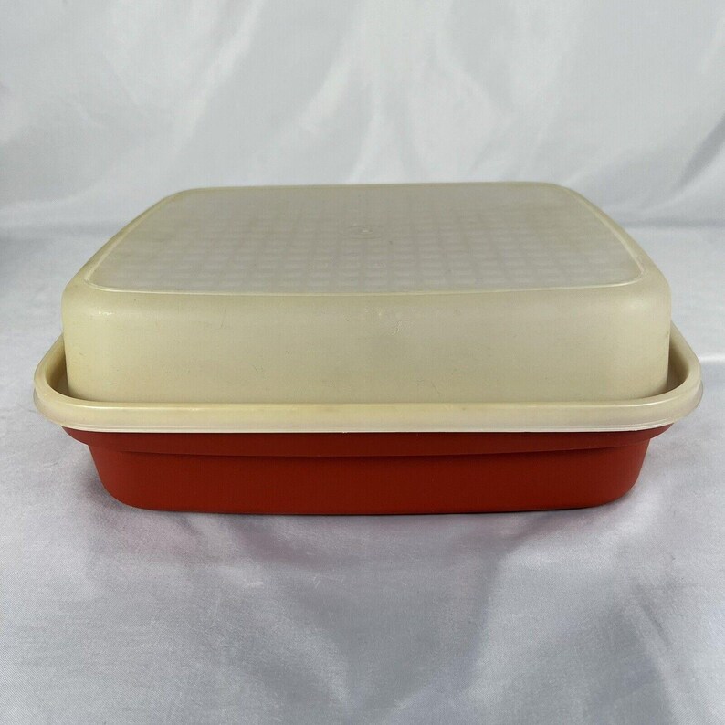 Vintage Tupperware Large Meat Marinade Tenderizer Keeper Container ...