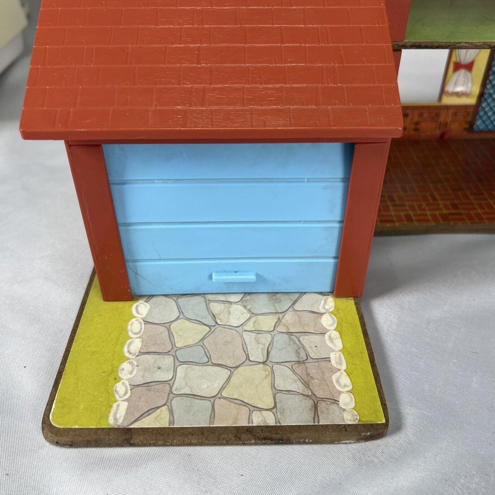 Vintage 1980 Fisher Price 952 Little People Play Brown Tudor House ...