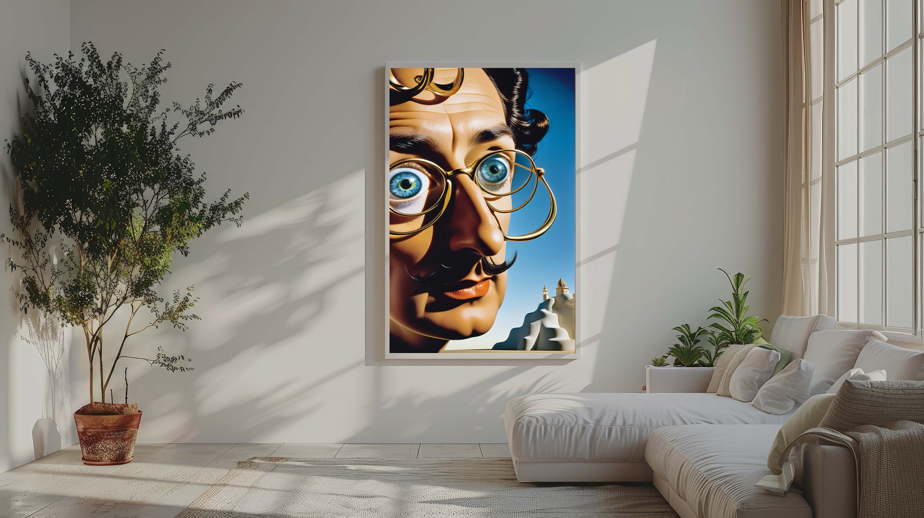 Surreal Salvador Dali Art, Dali Inspired Wall Print, Modern Surrealism ...