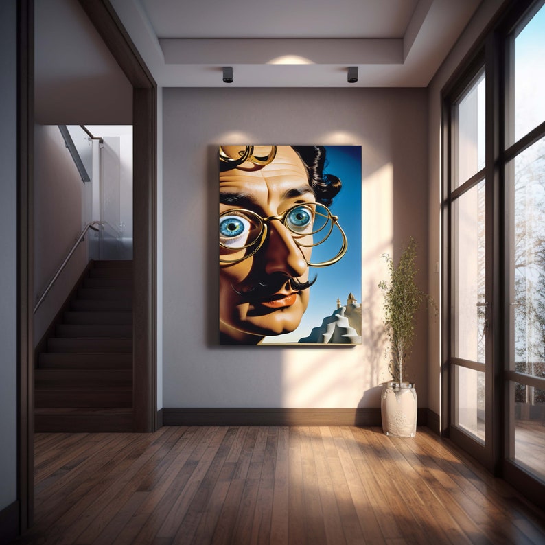 Surreal Salvador Dali Art, Dali Inspired Wall Print, Modern Surrealism ...