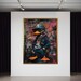 Street Style Duck Canvas, Urban Graffiti Art, Hipster Duck Painting ...