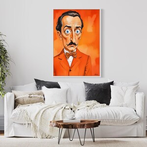 Surreal Salvador Dali Art, Dali Inspired Wall Print, Modern Surrealism ...