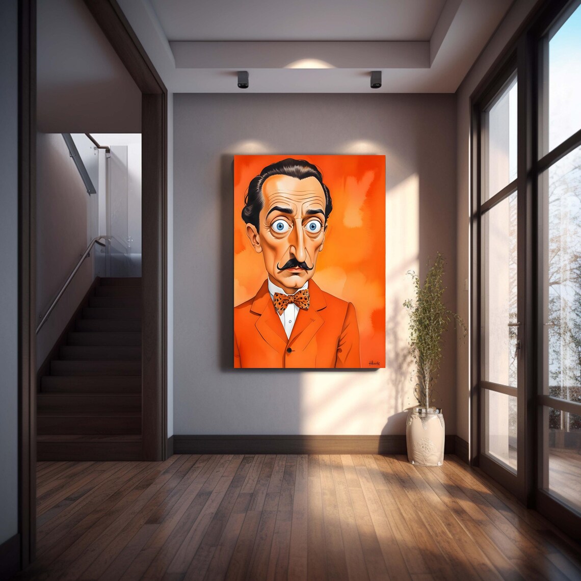 Surreal Salvador Dali Art, Dali Inspired Wall Print, Modern Surrealism ...