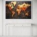 Abstract World Map Art,modern Global Wall Art,textured World Map Canvas ...