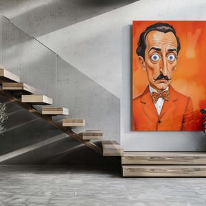 Surreal Salvador Dali Art, Dali Inspired Wall Print, Modern Surrealism ...