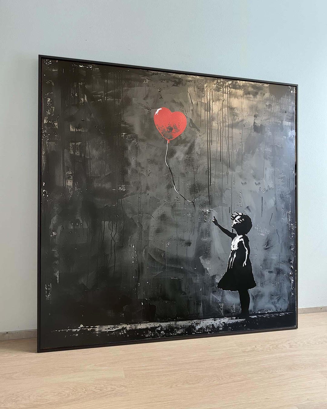 Banksy Girl With Balloon Art, Iconic Street Art Print, Urban Wall Decor ...