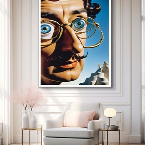 Surreal Salvador Dali Art, Dali Inspired Wall Print, Modern Surrealism ...