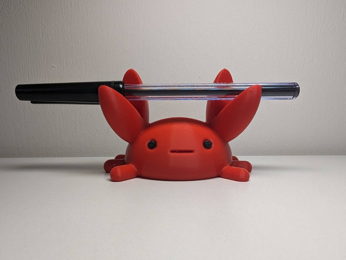Crab Pen Holder 3D Printed Gifts for Him Gifts for Her Desk Toy ...