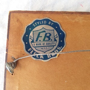 1940s 50s Fleck Brothers NYC Print or Engraving, in Small Frame ...