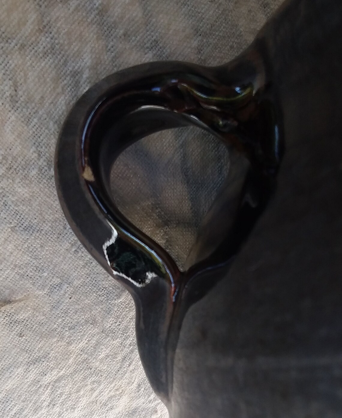 Antique Bean Pot, Original Crock Pot, Two Handle, Lidded Bean Pot ...