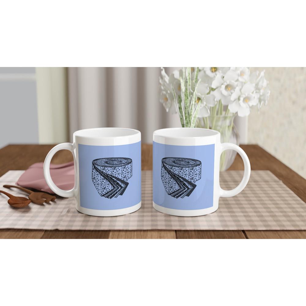 Floral Jelly Roll Line Art Mug - Sewing & Quilting Gift - Etsy