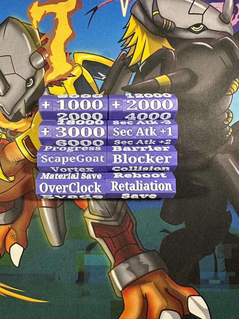 Digimon TCG Bundle Power Counters! - Etsy