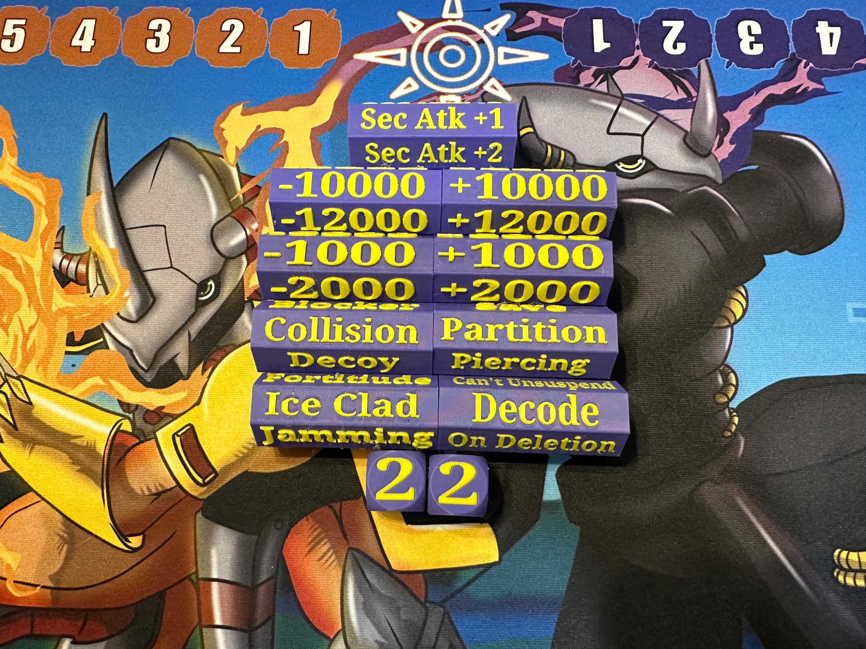 Digimon TCG Bundle Power Counters - Etsy