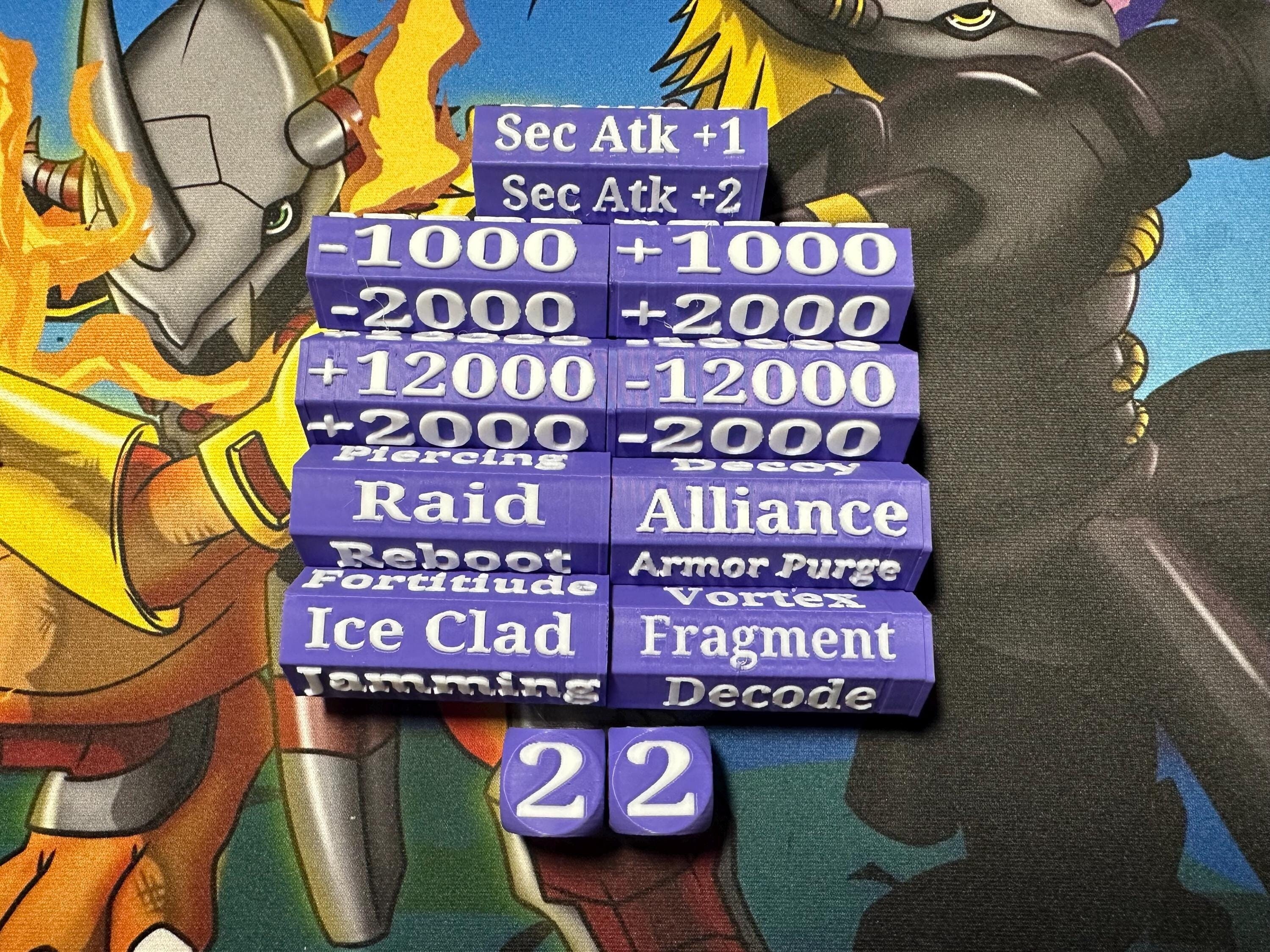 Digimon TCG Bundle Power Counters! - Etsy