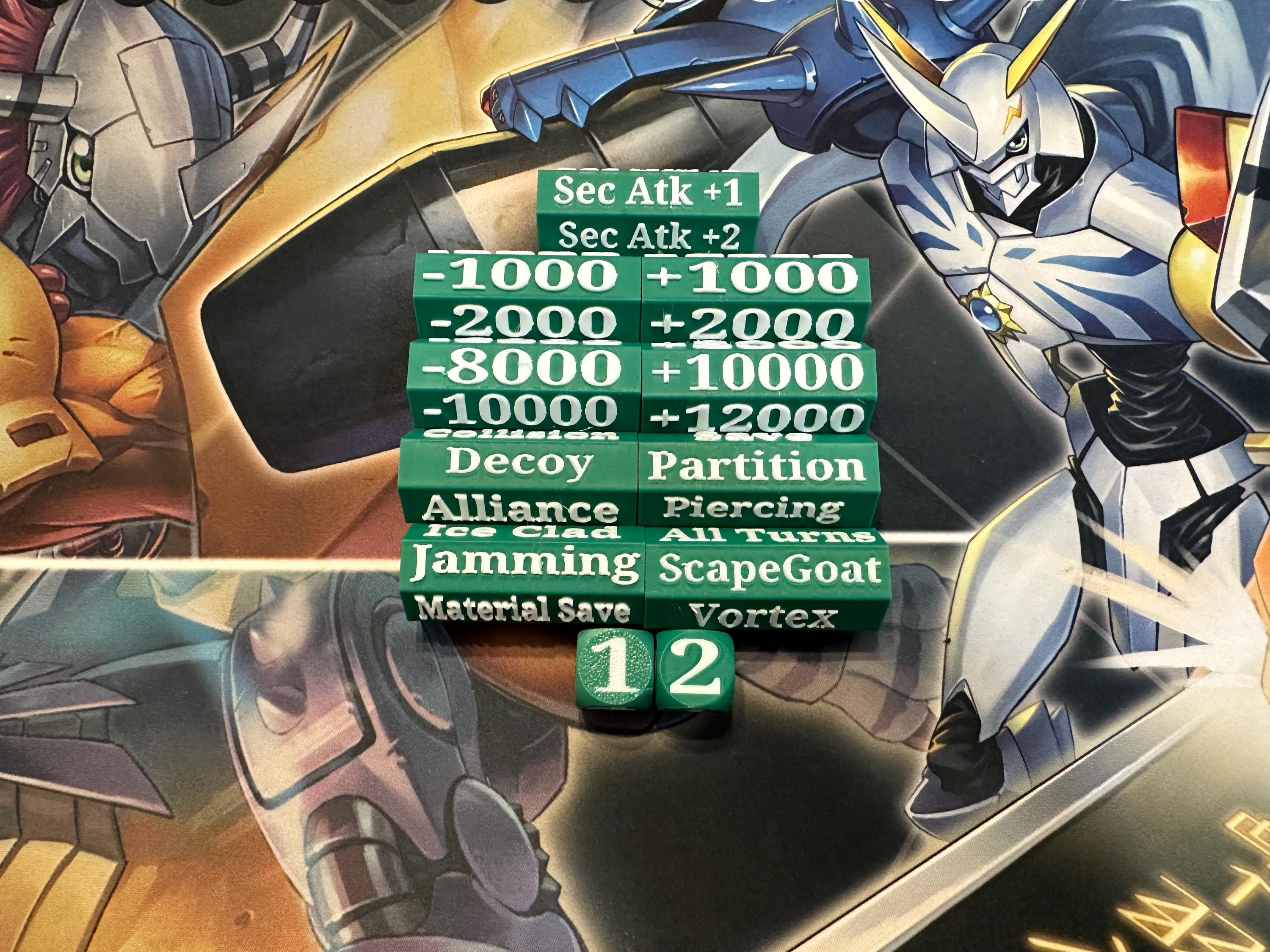 Digimon TCG Bundle Power Counters! - Etsy