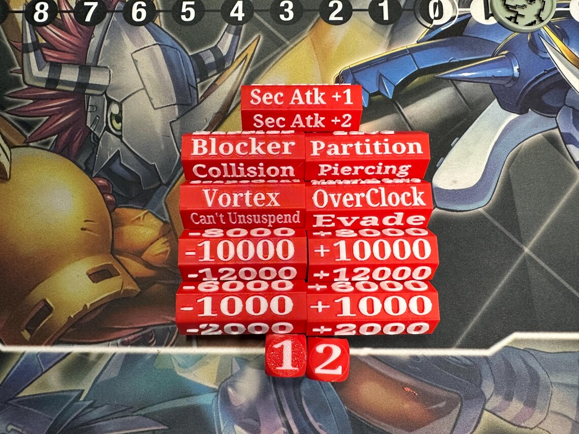 Digimon TCG Bundle Power Counters! - Etsy