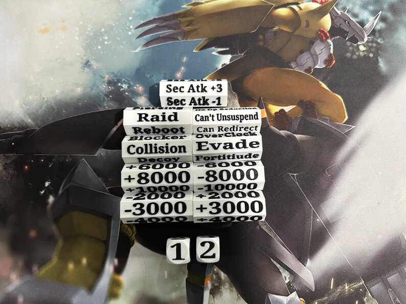 Digimon TCG Bundle Power Counters! - Etsy