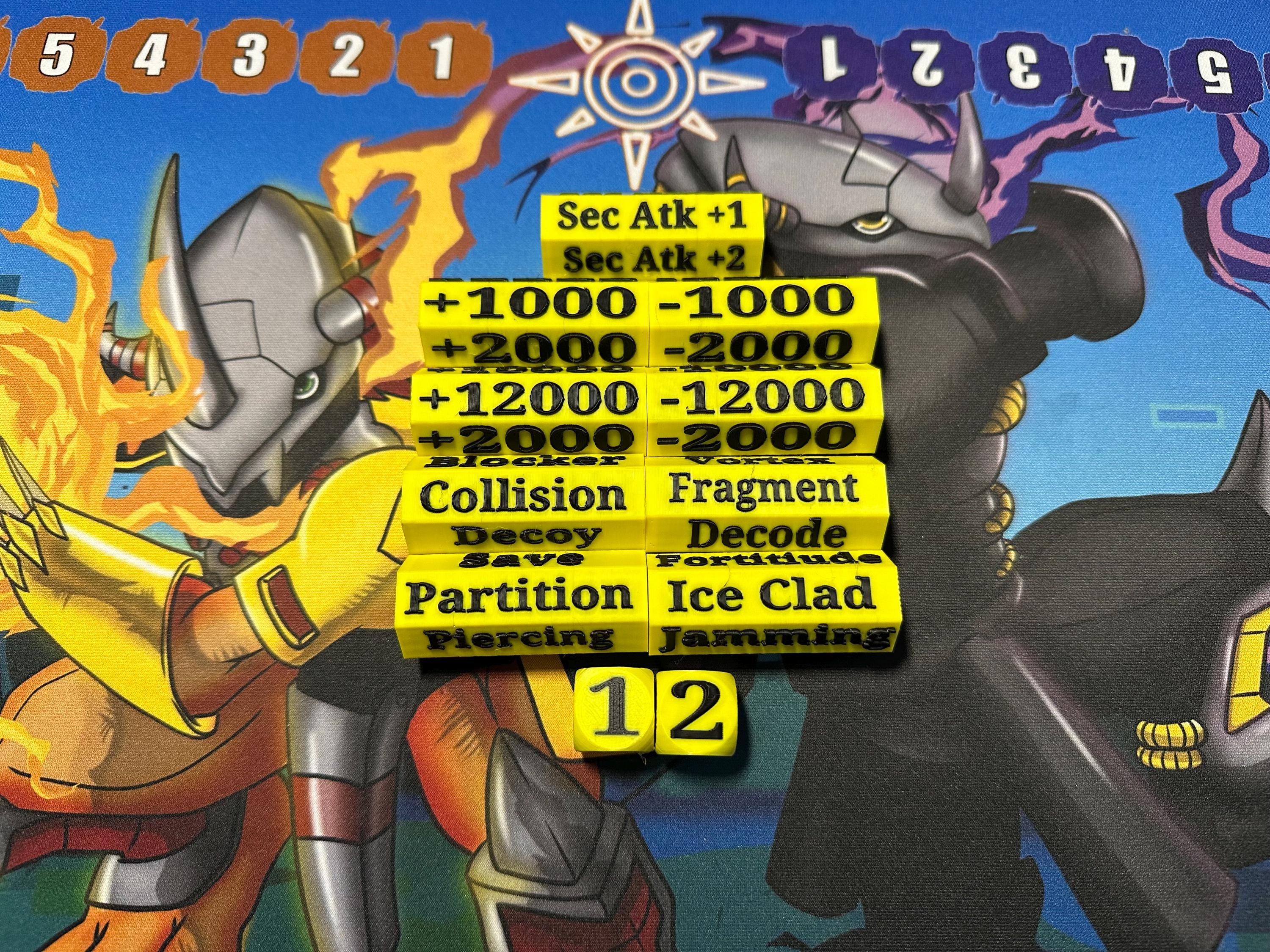 Digimon TCG Bundle Power Counters! - Etsy