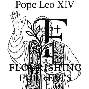 Catholic Pope Coloring Pages for Kids | Pope Leo 14th Print Printable ...