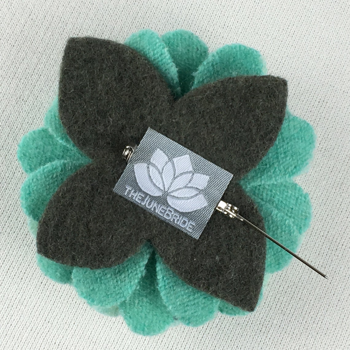 Recycled Cashmere Handmade Flower Pin Brooch 004 | Etsy