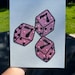 Bedazzled Rhinestone Dice Canvas Angel Numbers 777 Perfectlysparkly - Etsy