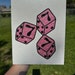Bedazzled Rhinestone Dice Canvas Angel Numbers 777 Perfectlysparkly - Etsy