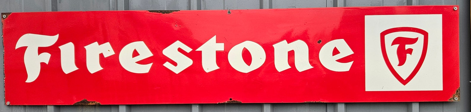 Vintage Style Firestone Metal Sign - Etsy