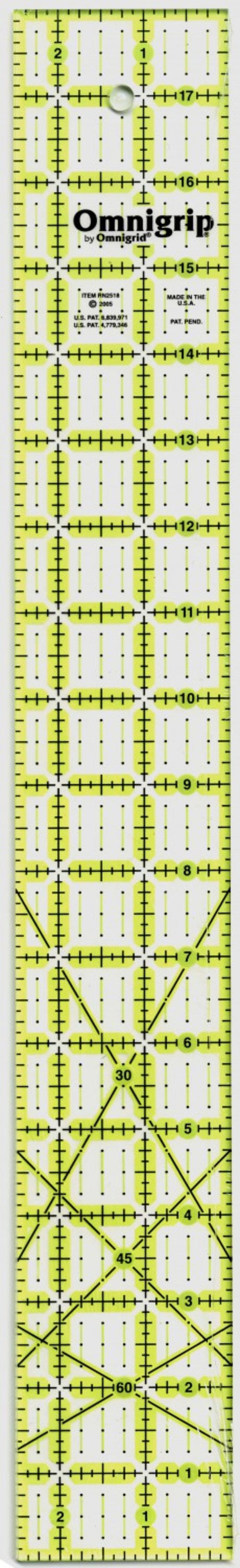 Omnigrid Omnigrip Neon Ruler 2-1/2in X 18in - Etsy