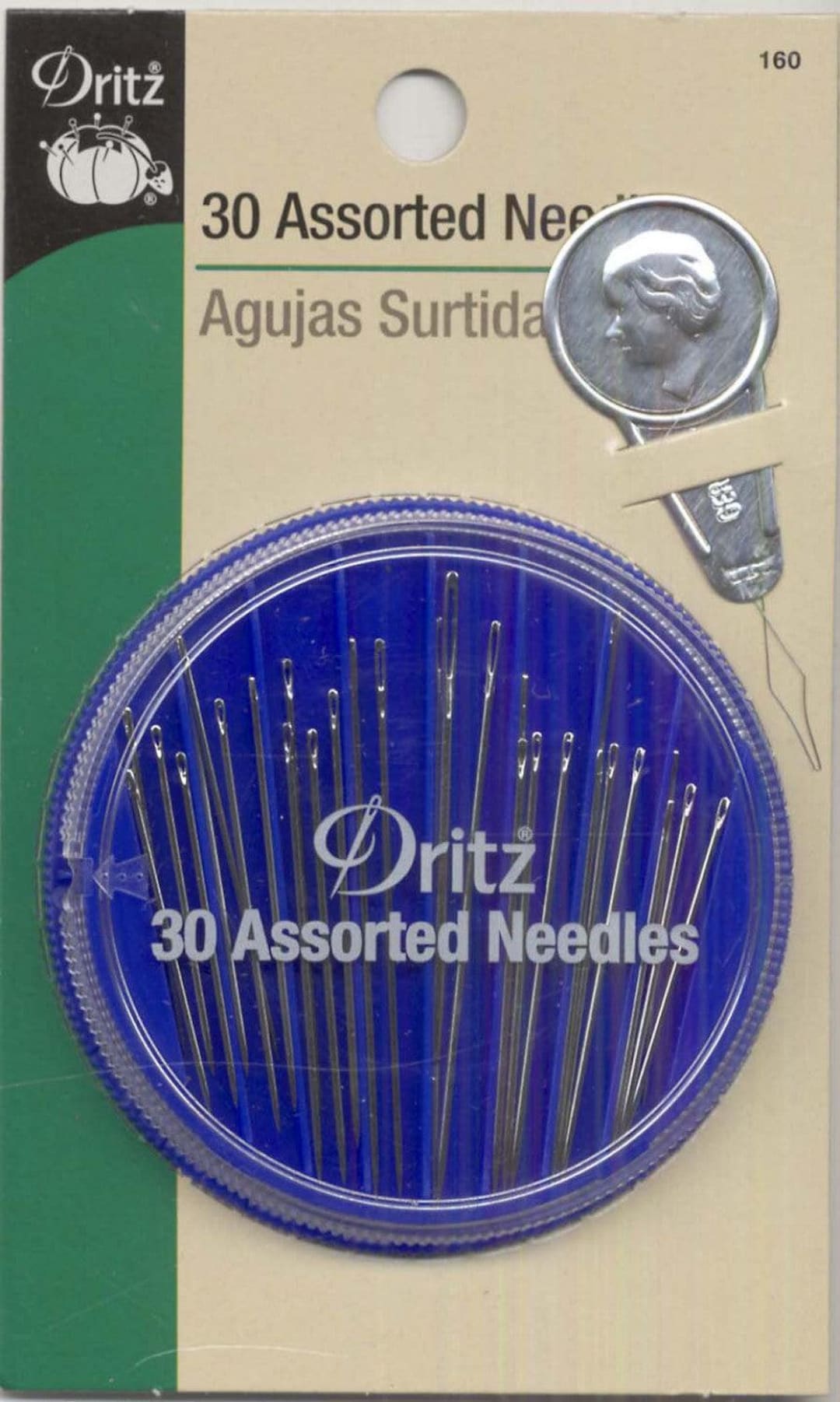 Prym Dritz Assorted Hand Needles With Threader in Dispenser 30ct - Etsy