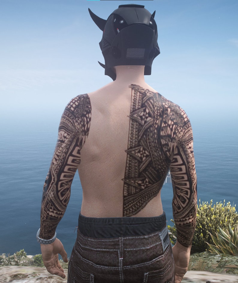Roman Reigns Full Torso Tattoo Fivem GTA5 Mod Skin WWE Tattoo - Etsy Canada