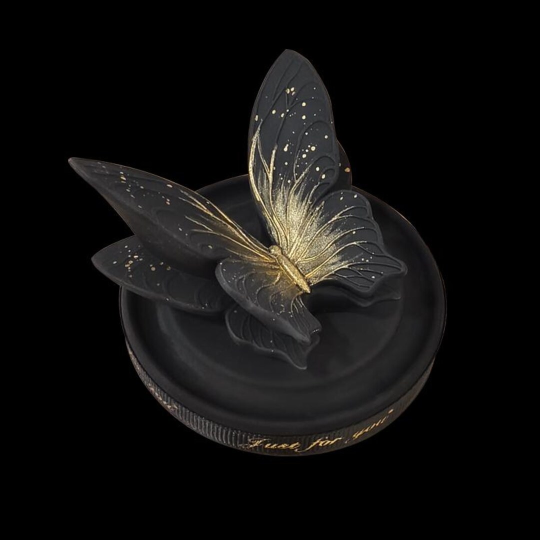 Handmade Black Butterfly Car Diffuser Natural Mineral Aromatherapy ...