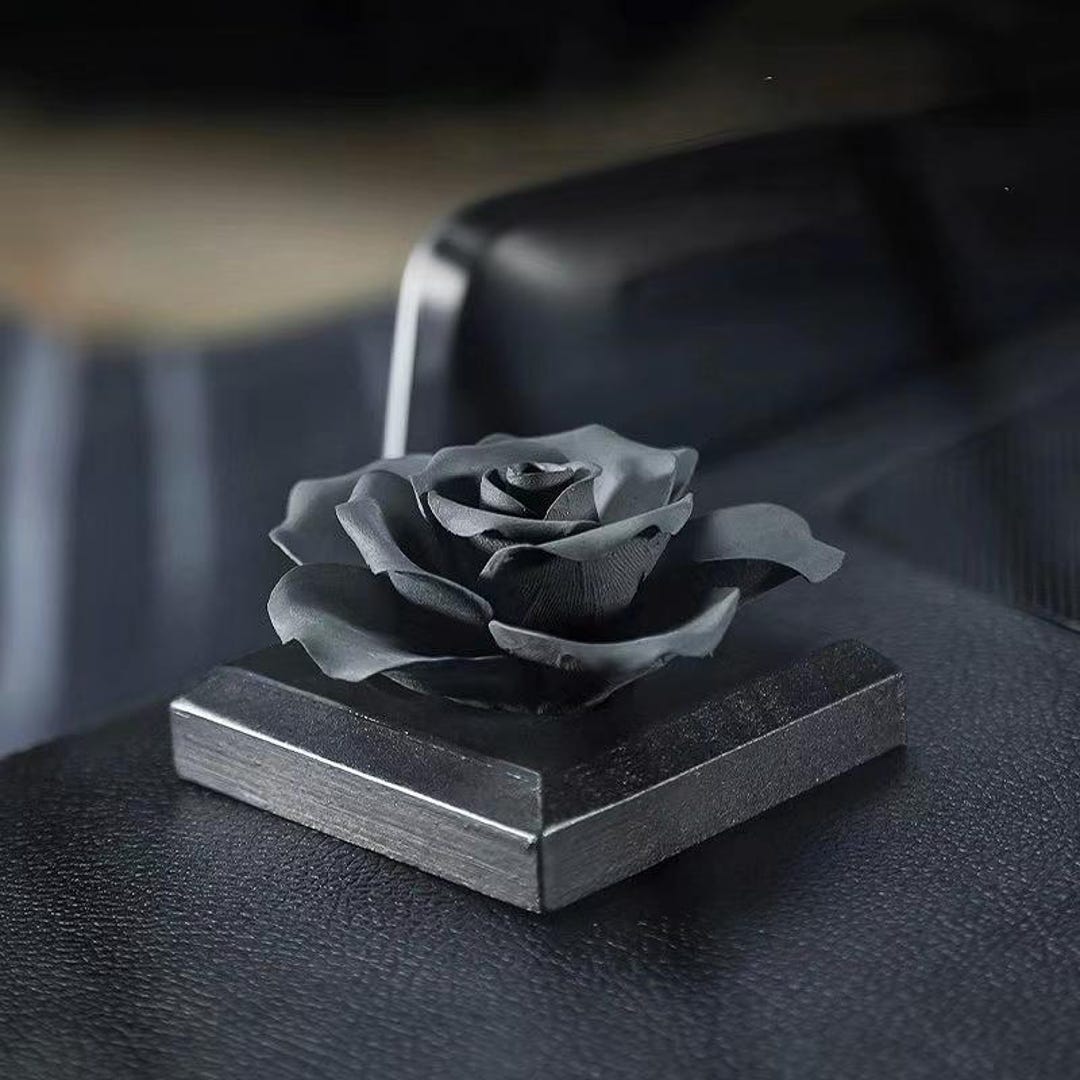 Black Rose Ceramic Scent Stone:a Handcrafted Fragrance Diffuser for ...