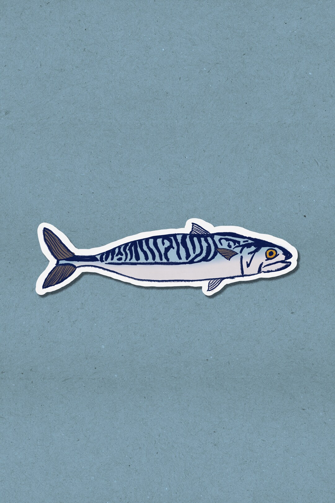 Hand Drawn Fish Vinyl Sticker | Digital Art | the French Range ...