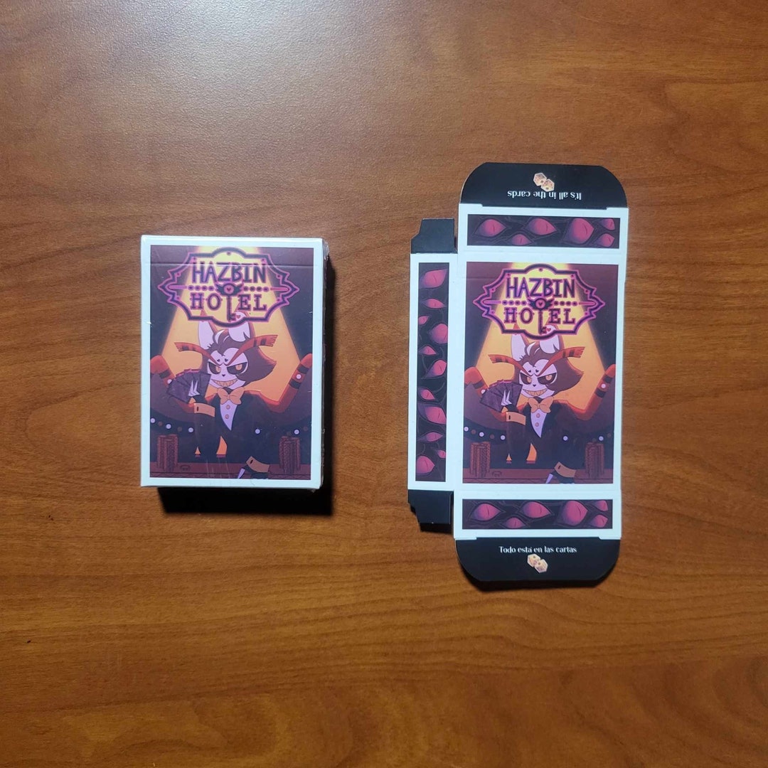 Hazbin Hotel Overlord Husk Poker Playing Cards guest Starring Alastor ...