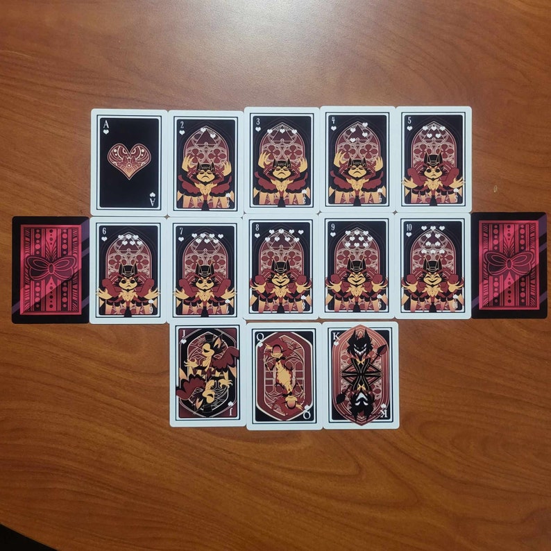 Hazbin Hotel Overlord Husk Poker Playing Cards (guest Starring Alastor ...