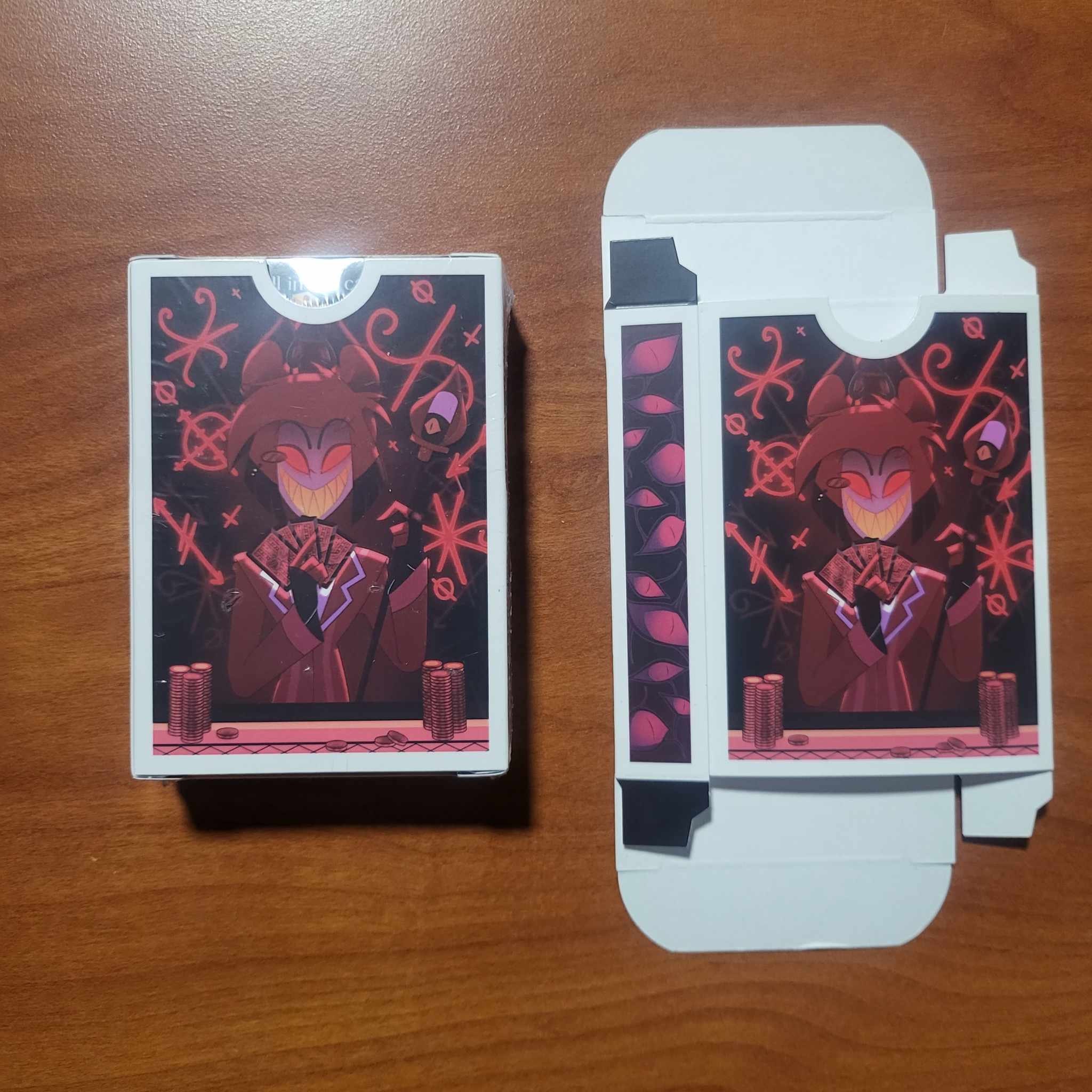 Hazbin Hotel Overlord Husk Poker Playing Cards guest Starring Alastor ...