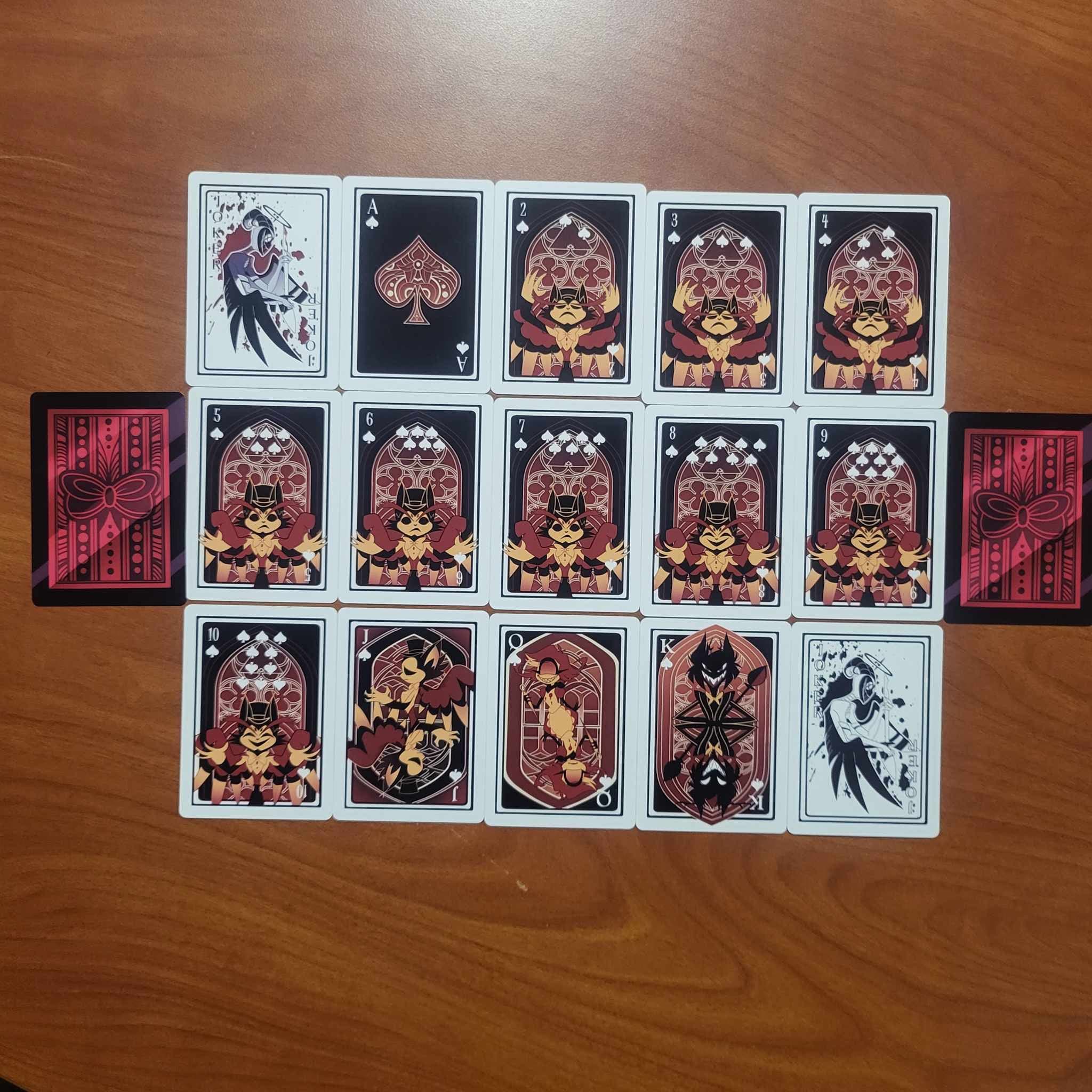 Hazbin Hotel Overlord Husk Poker Playing Cards guest Starring Alastor ...